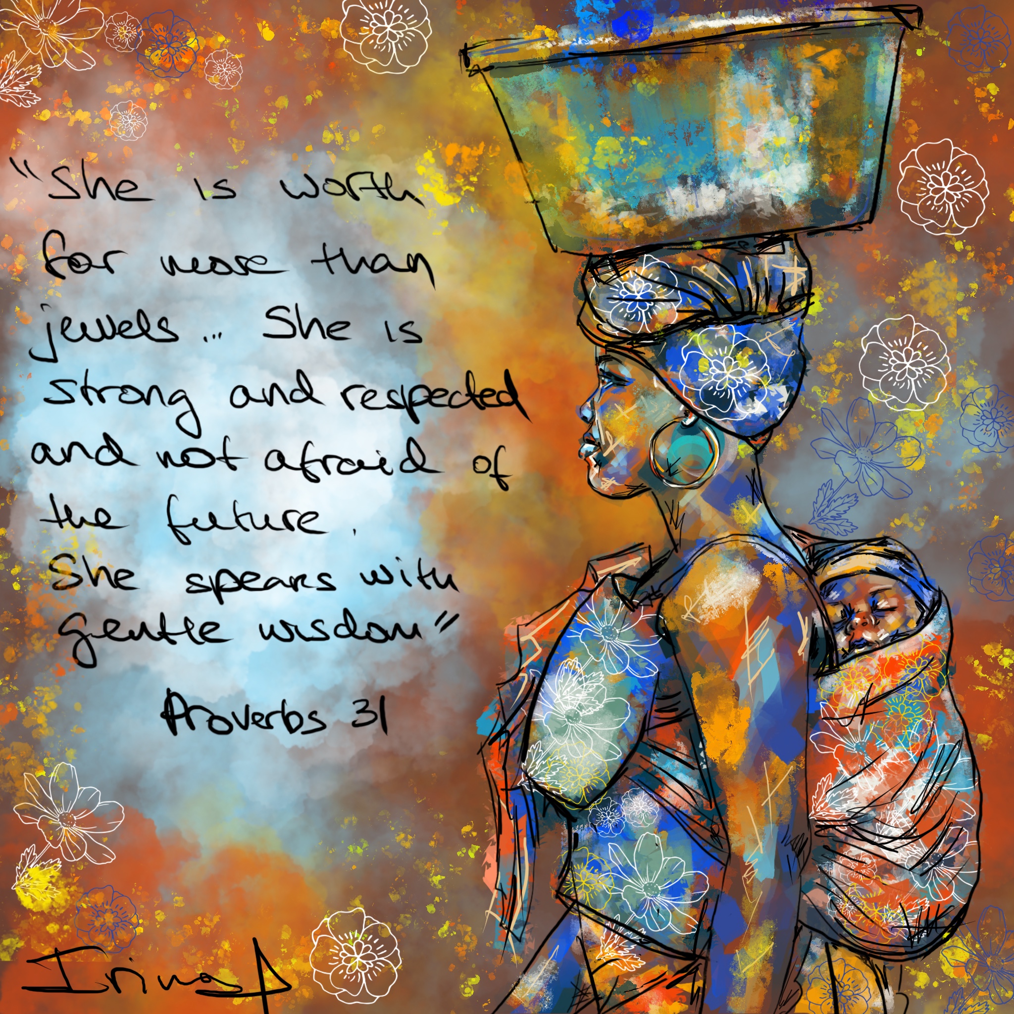 The Woman of Strength (Proverbs 31) – Irina's Art